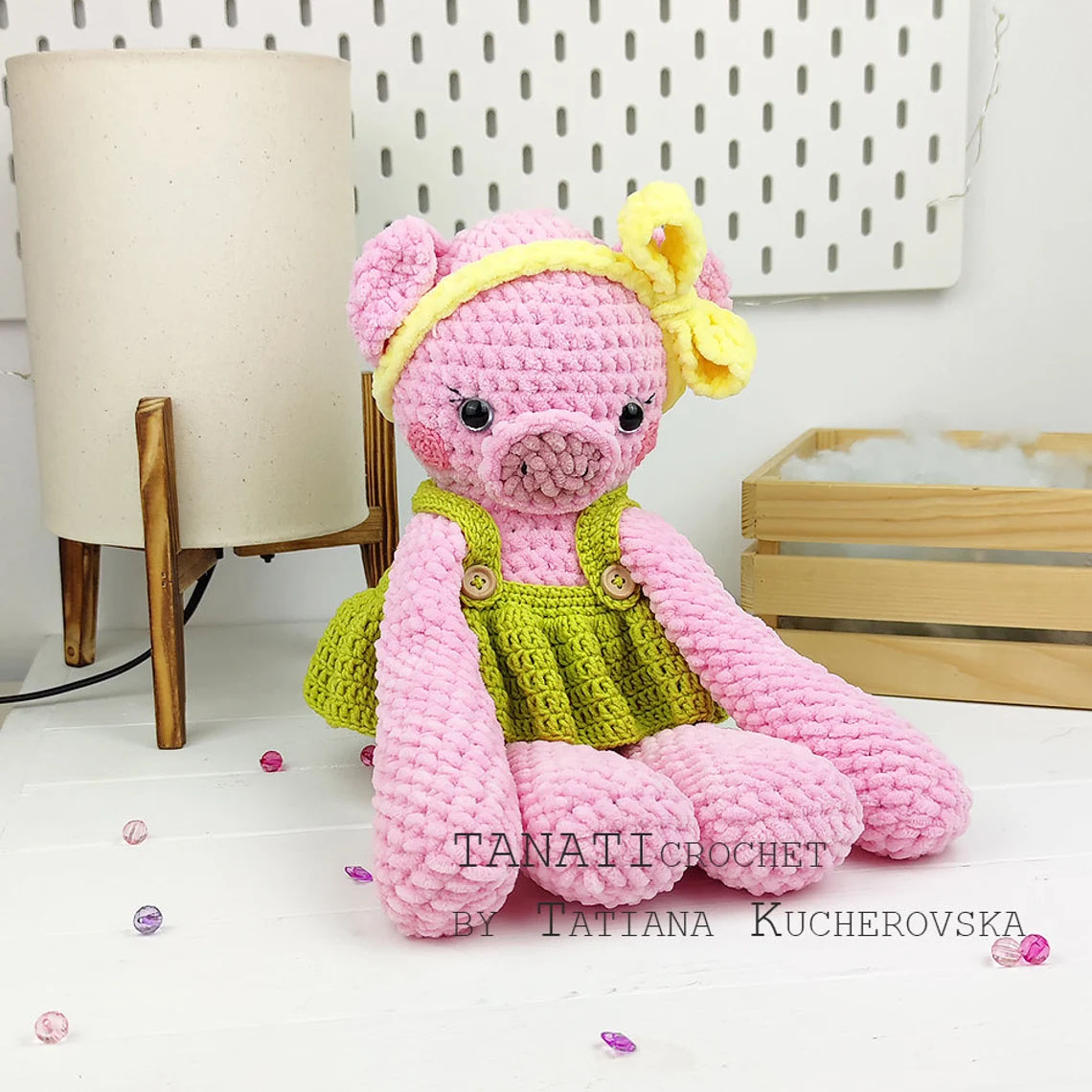 ⇒ Pig crochet pattern/Plush pig (Tutorial, PDF file) ‣ 1000s to download ‣ Tanati Crochet