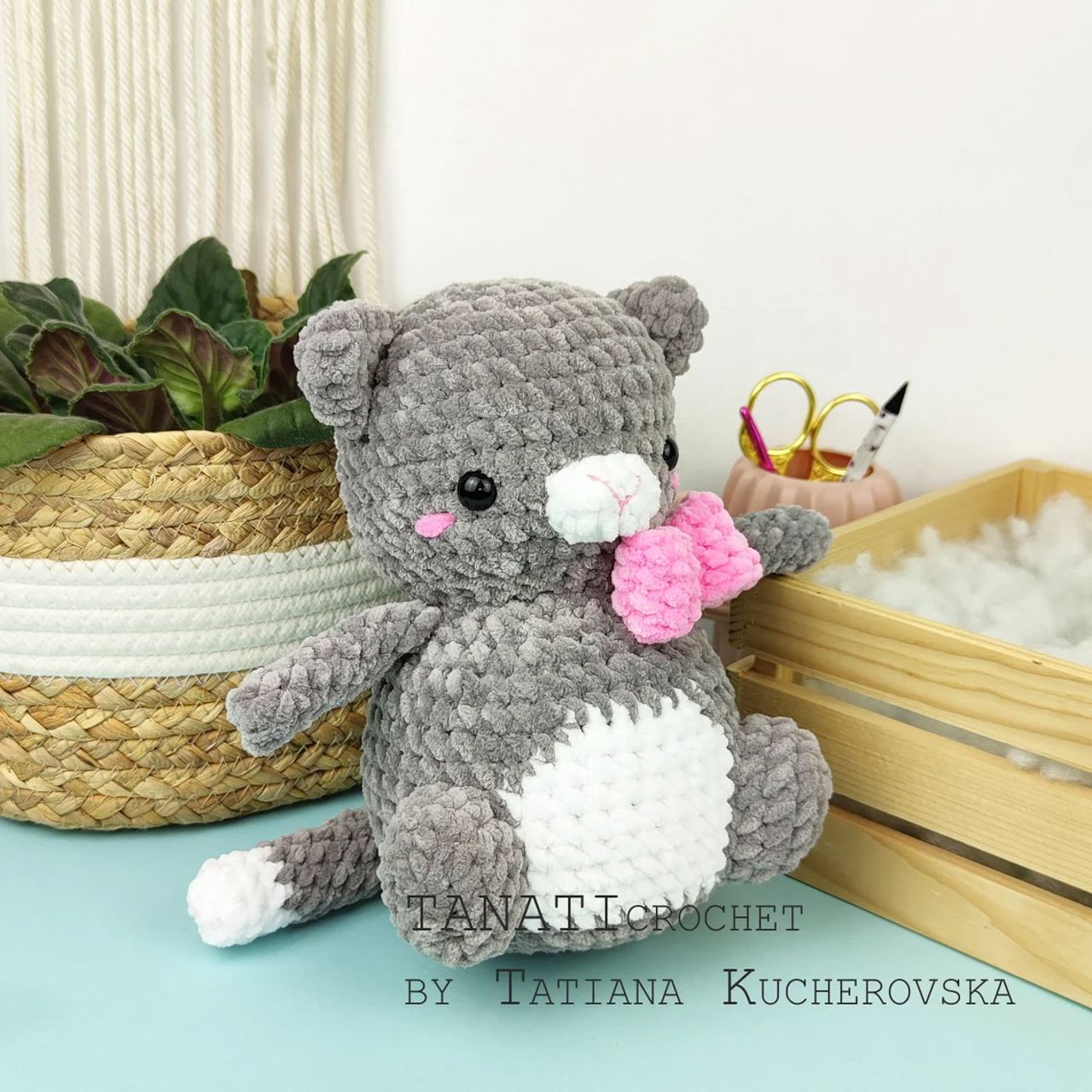 ⇒ Plush Little kitty/cat crochet pattern/amigurumi crochet pattern ...